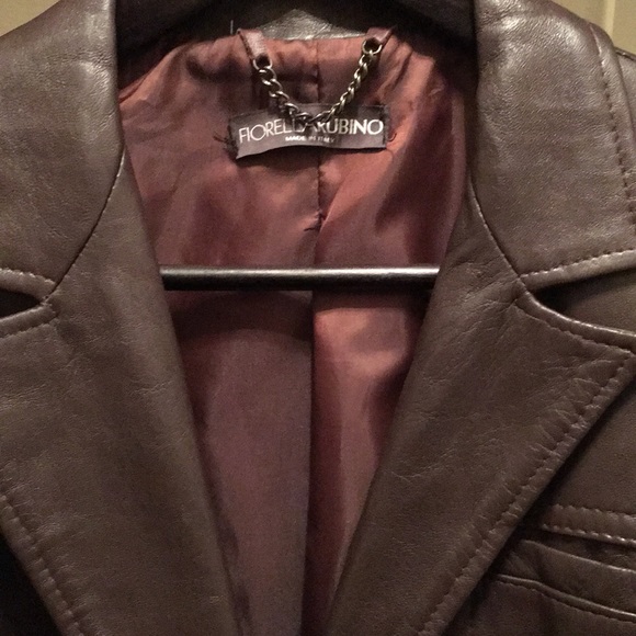 FIORELLA RUBIO | Jackets & Coats | Ladies Italian Leather Blazer | Poshmark
